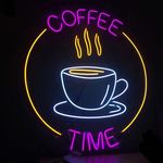 COFFEE TIME Neon sign For Coffee Shop, Cafe, Coffee Bar Decor