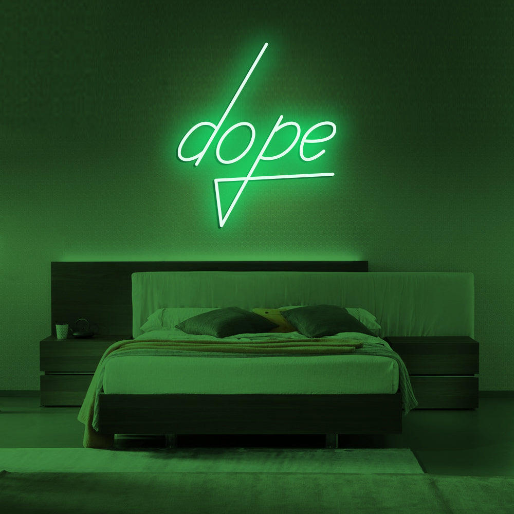 Dope - Custom Your Handmade LED Neon Sign For Your Party, Room, office