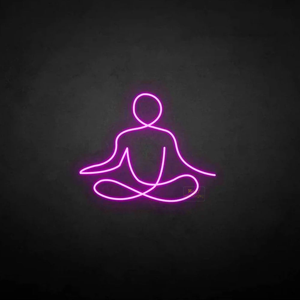 Sit my meditation neon sign - LED Yoga Neon Sign