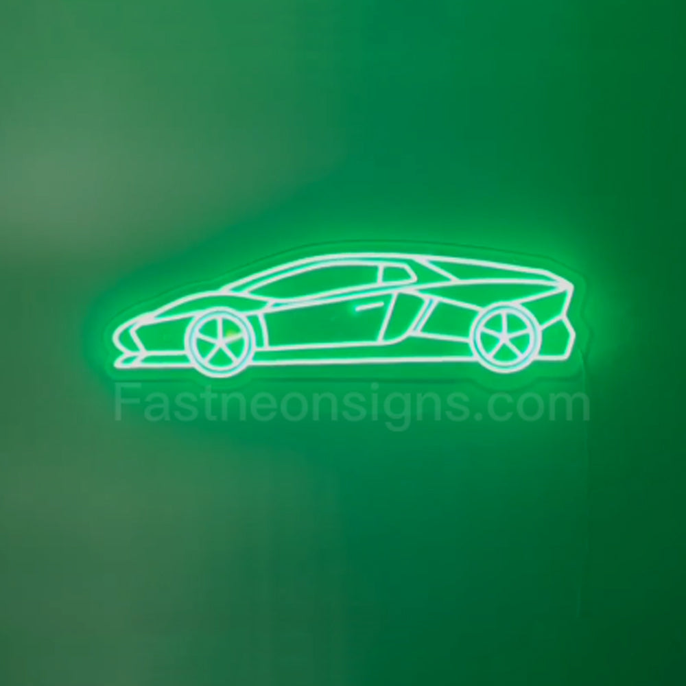 Cool Car Neon Signs as Birthday Gifts For Your Boy's Bedroom Decoration